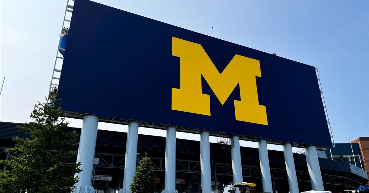 Michigan Stadium new scoreboards, lights, audio system: The inside ...