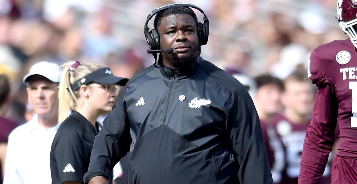 Texas A&M interim coach Elijah Robinson addresses several topics ...