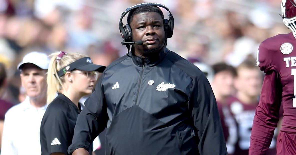 Texas A&M interim coach Elijah Robinson addresses several topics ...