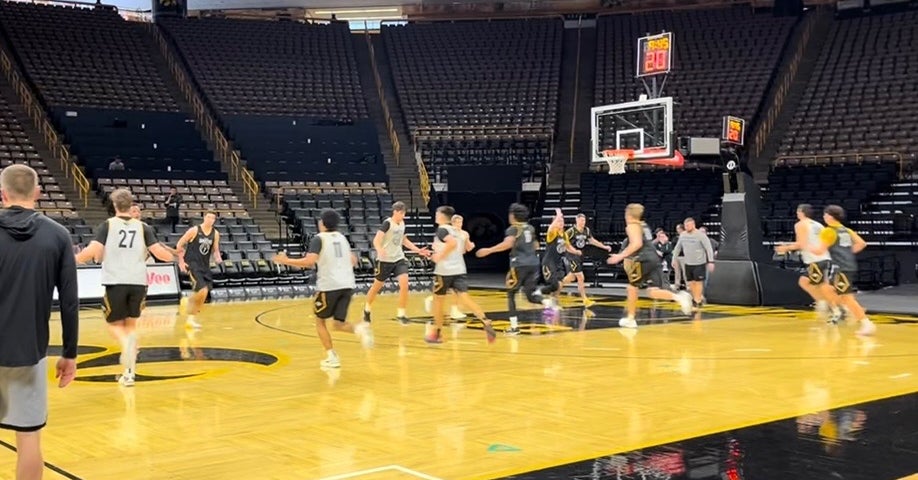 WATCH: Highlights From Iowa Basketball's Brief Open Practice On Oct. 15