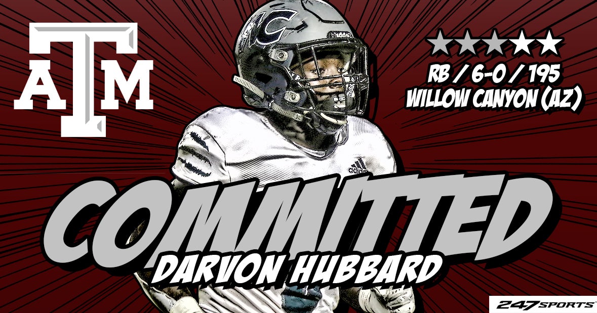 RB Darvon Hubbard commits to A&M for one of final 2 spots