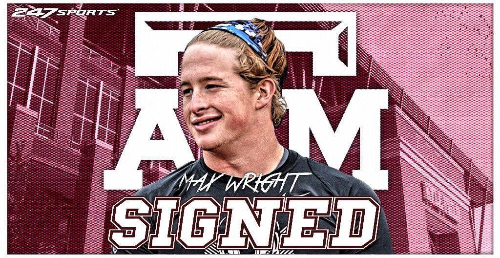 Texas A&M Official Signee: DE Max Wright