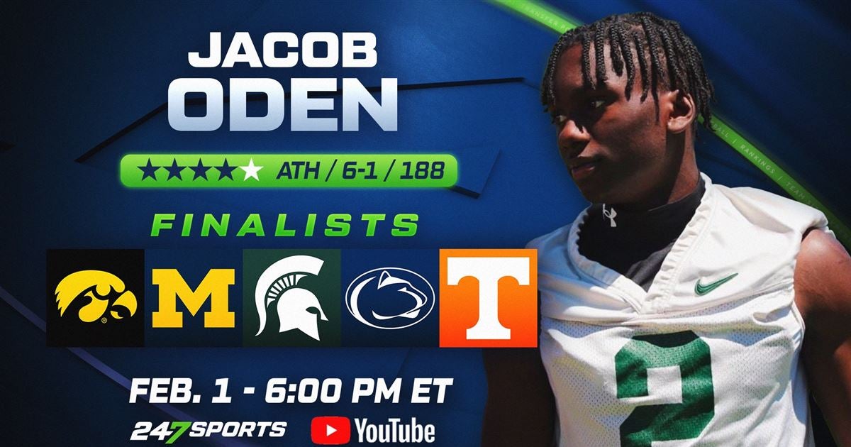 Four-star Jacob Oden to announce commitment on 247Sports