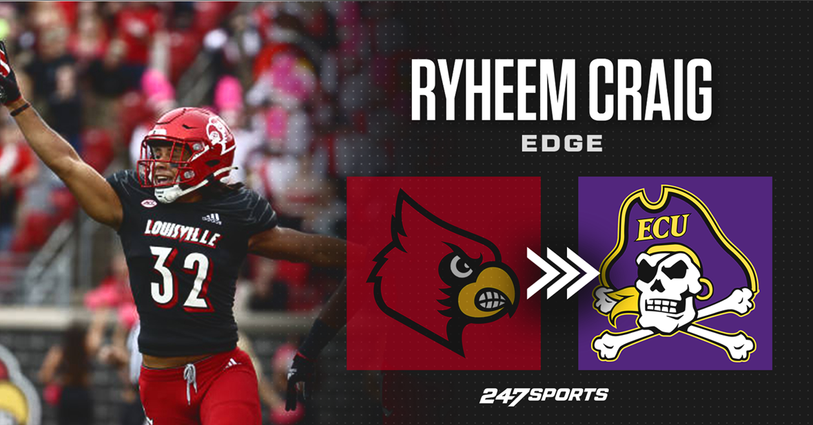 Louisville EDGE transfer Ryheem Craig picks ECU