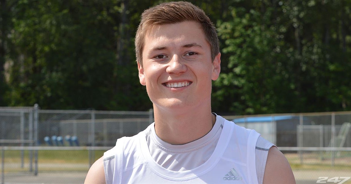 Washington quarterback Joe Green has a handful to choose from