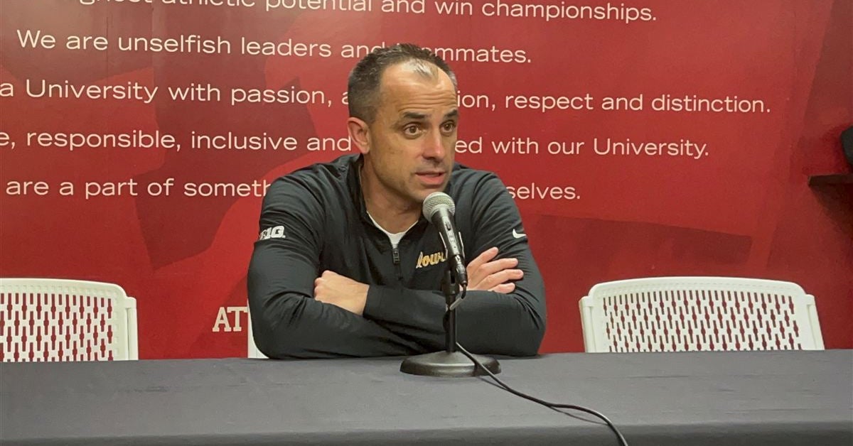 Iowa Basketball: Ben McCollum, Bennett Stirtz, And Tavion Banks Following The Hawkeyes' 74-57 ...