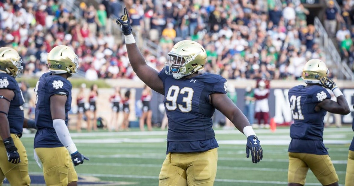 Defensive lineman Jay Hayes announces transfer from Notre Dame