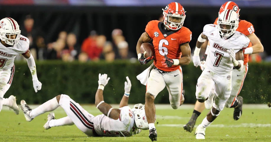 Second-year surge: Georgia RB James Cook