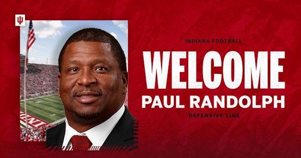 Paul Randolph joins the Hoosiers as defensive line coach