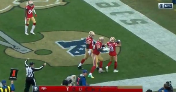 Dante Pettis catches fifth TD of the season to put 49ers up 20