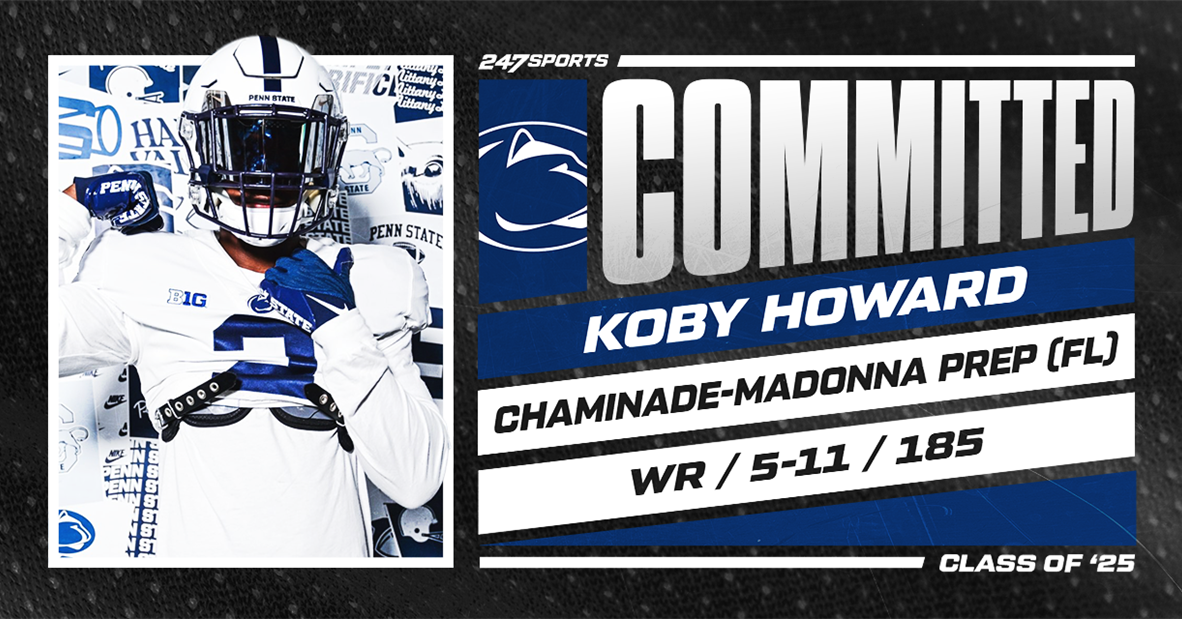 Penn State football hot streak continues with commitment of WR Koby Howard