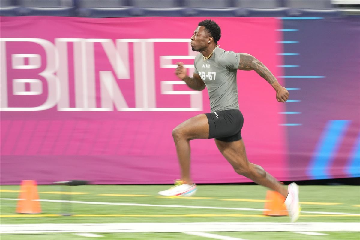 Photo Gallery: Jammie Robinson at the NFL Combine
