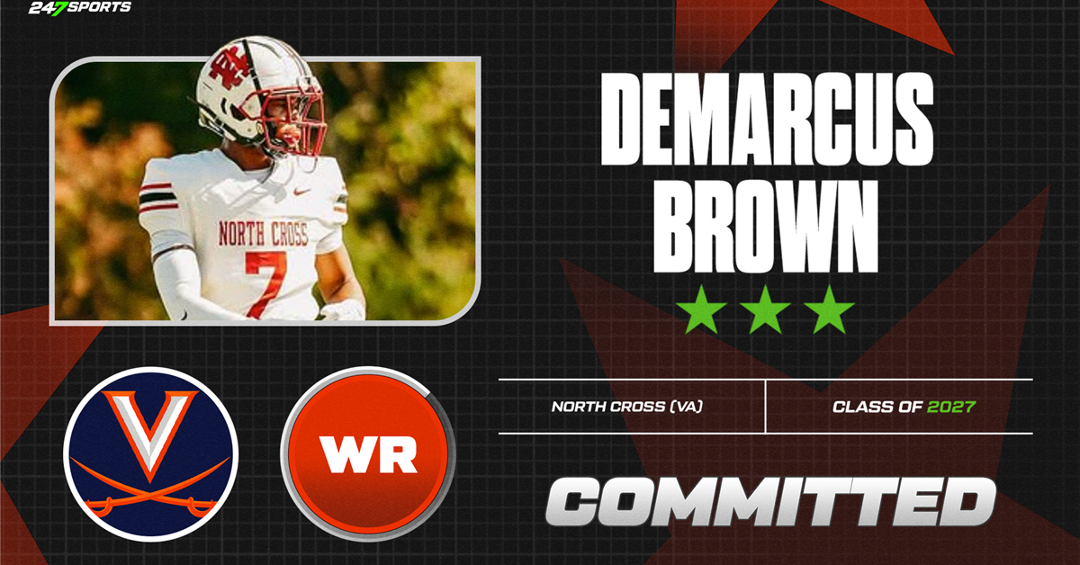 Composite four-star WR Demarcus Brown picks Virginia: 'You can't really ...