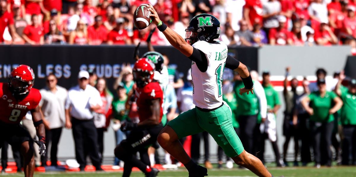 Marshall transfer QB Cam Fancher set to visit NC State