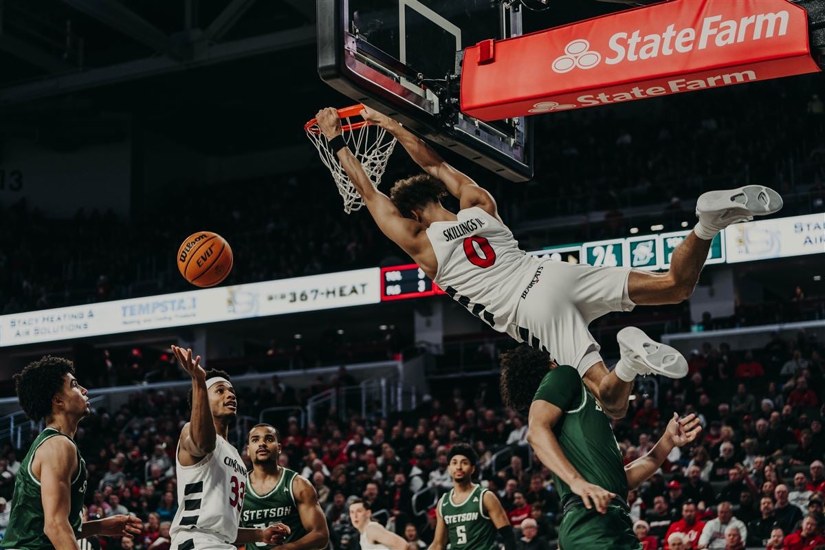 Dan Skillings Leads Cincinnati to 83-75 Win Over Stetson