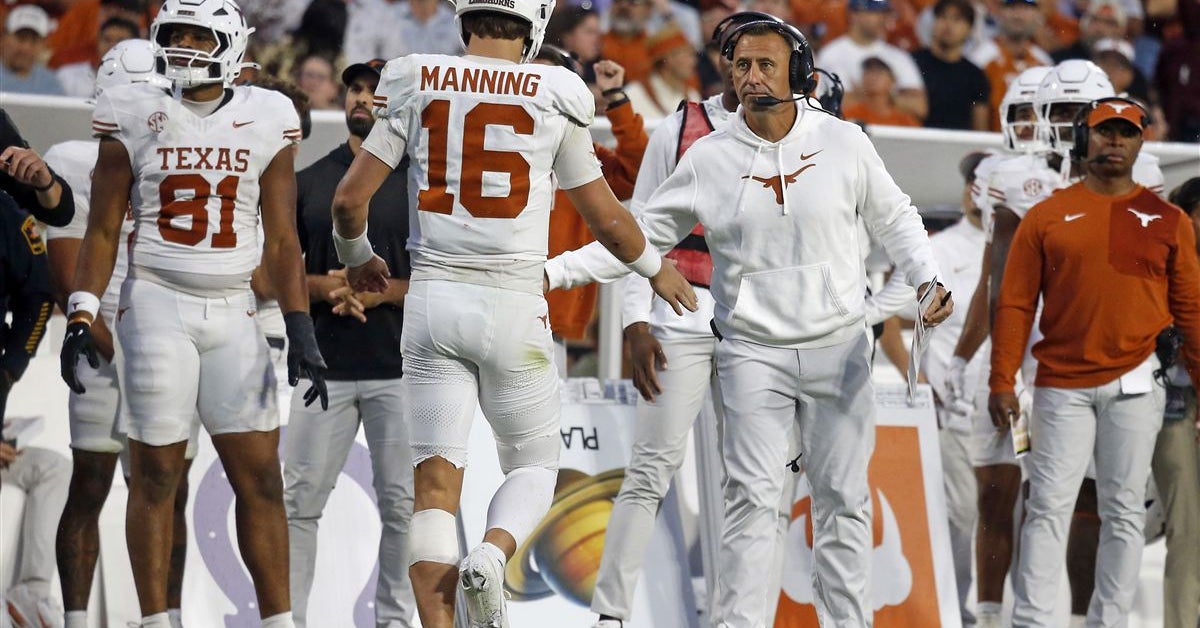 In Lone Star Showdown against No. 3 Texas A&M, Texas QB Arch Manning ...