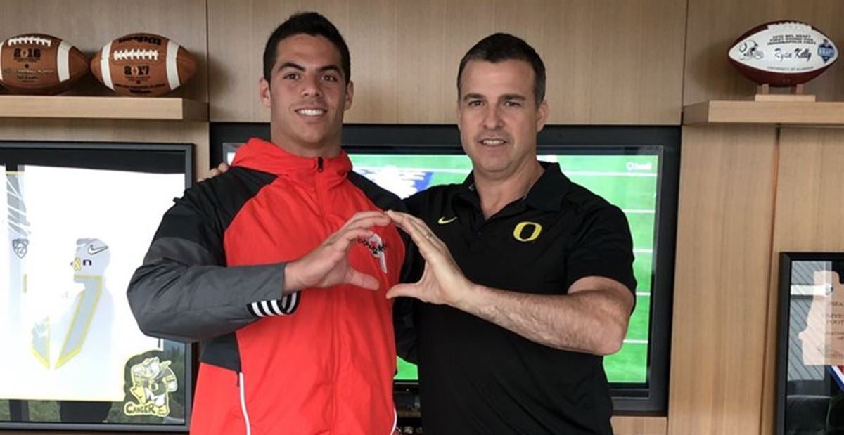 Oregon football makes Top 5 for four-star TE Ethan Rae