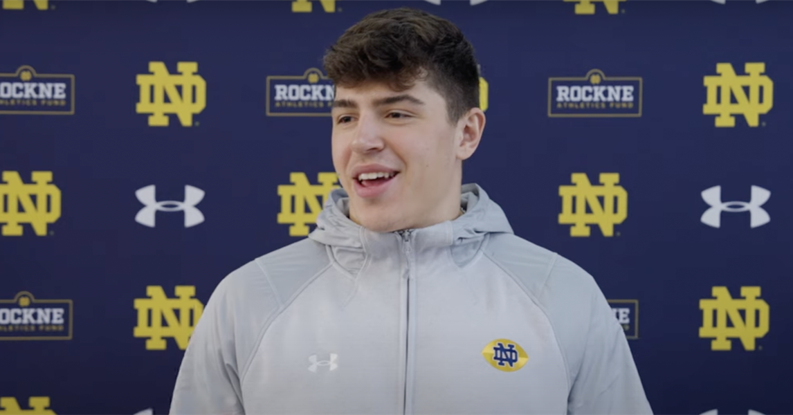 Notable Comments from Notre Dame Freshman LB Drayk Bowen