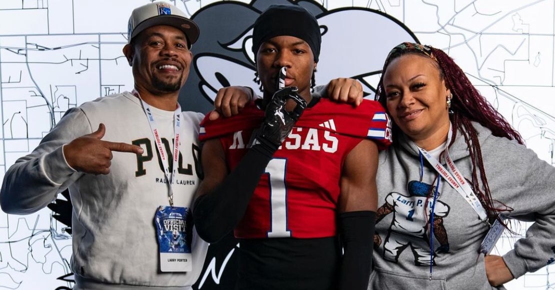 Larry Porter IV breaks down his official visit to KU, commitment timetabe