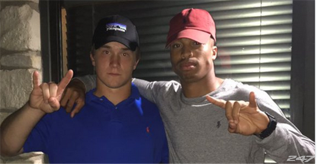 Sam Ehlinger is working hard to recruit Mannie Netherly