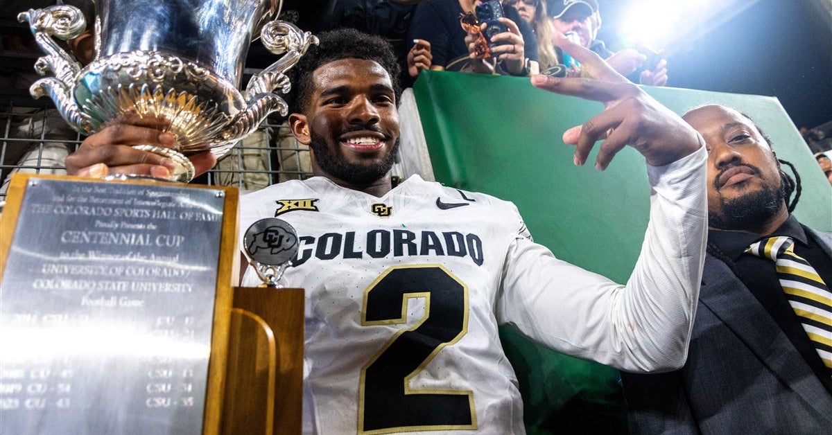 Watch: Shedeur Sanders, Colorado sing and dance to his song in postgame ...