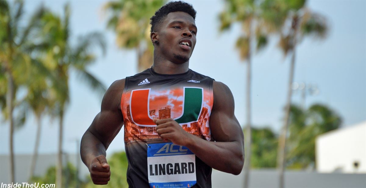 PHOTOS: RB Lorenzo Lingard at ACC Track and Field Championships