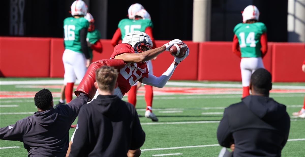 LOOK: Nebraska runs through Thursday practice as spring football continues