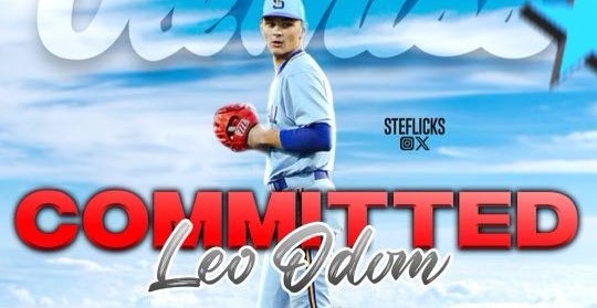 2025 instate pitcher Leo Odom announces commitment to Rebels