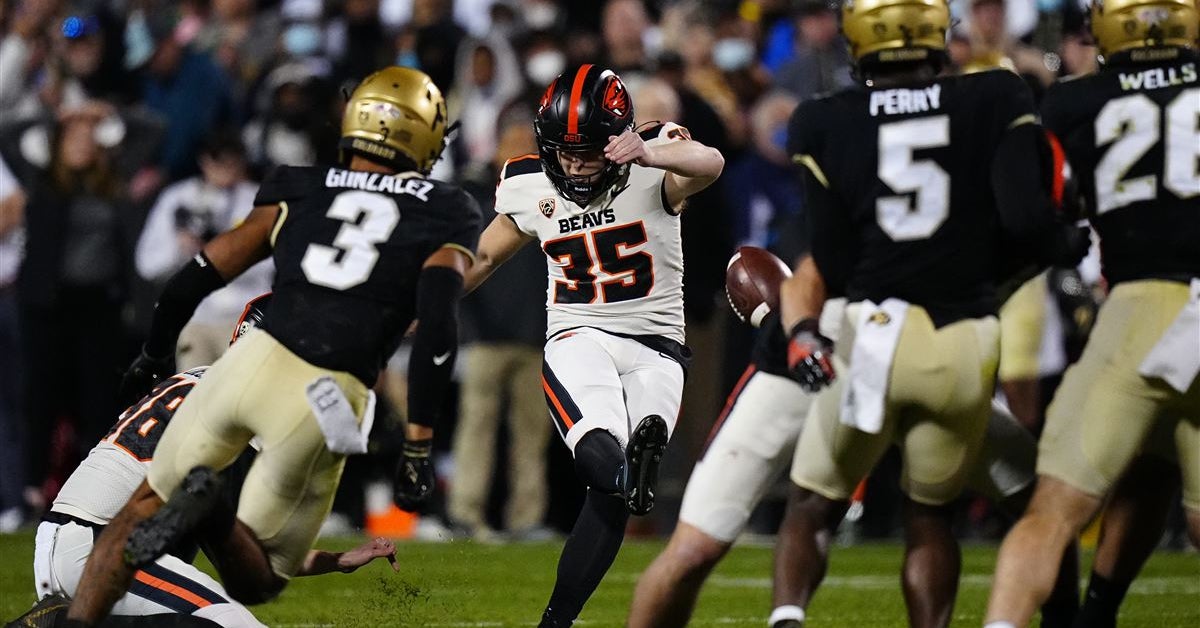 Oregon State's Post-Spring Projected Depth Chart: Special Teams