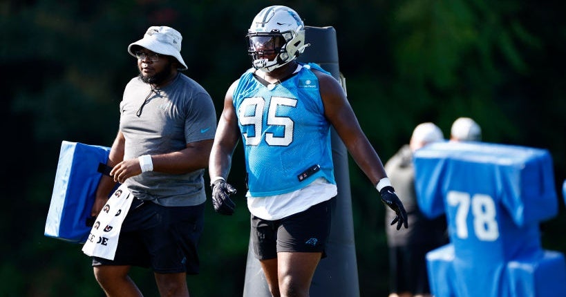 Carolina Panthers DT Derrick Brown slims down to improve quickness ...