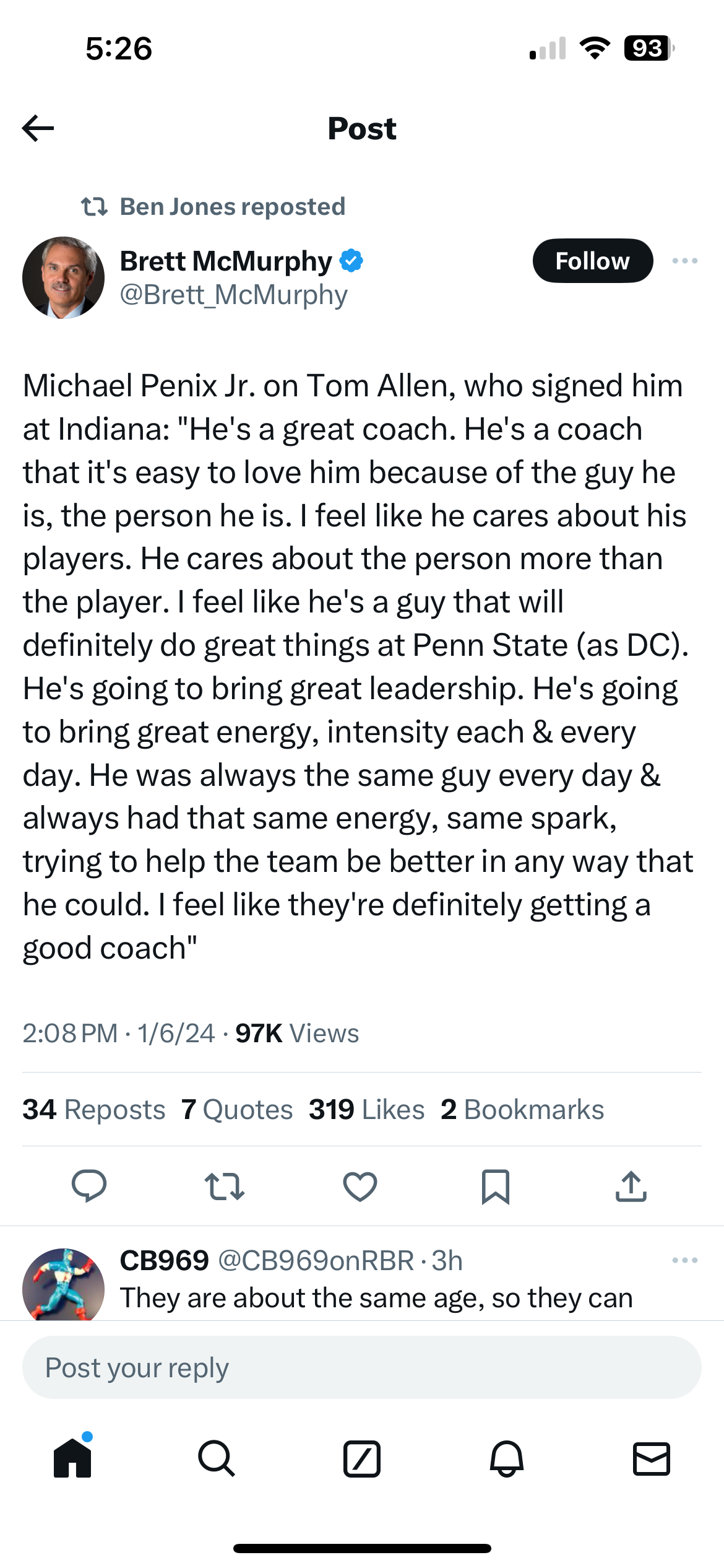 Pennix on Tom Allen