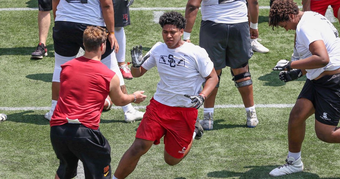WATCH: USC defensive line targets at The Opening Oakland