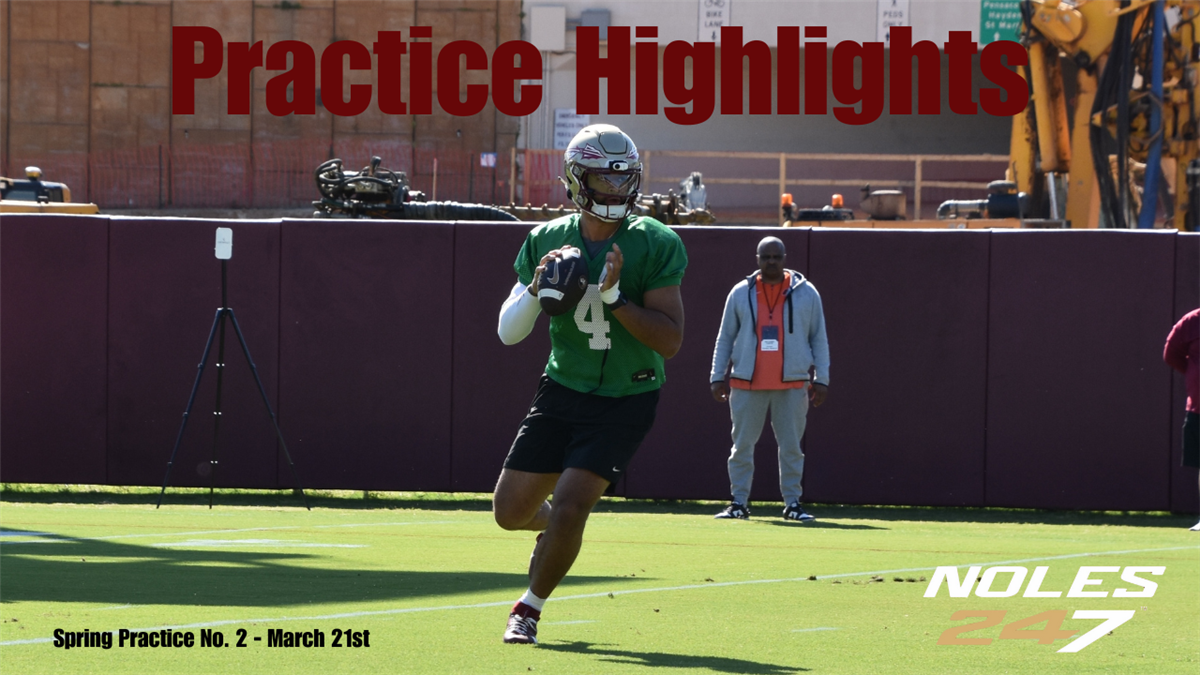 Practice Highlights: FSU holds spring practice No. 2 on Thursday afternoon
