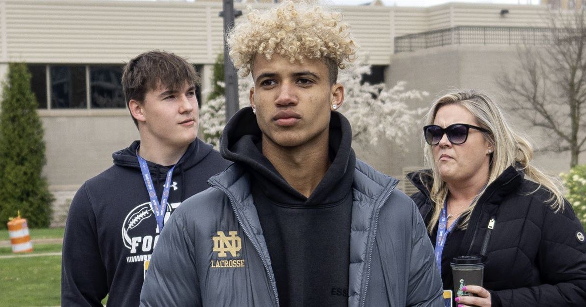Notre Dame commit Dylan Faison inspired by Irish' play in national ...