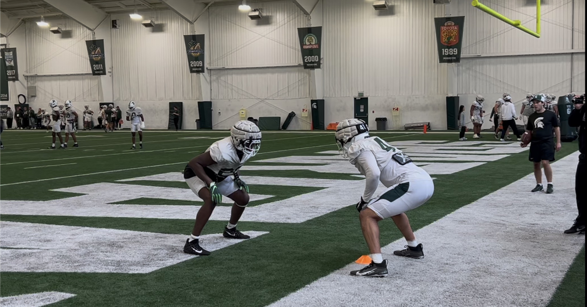 WATCH: Practice clips from Michigan State's 13th day of spring ball