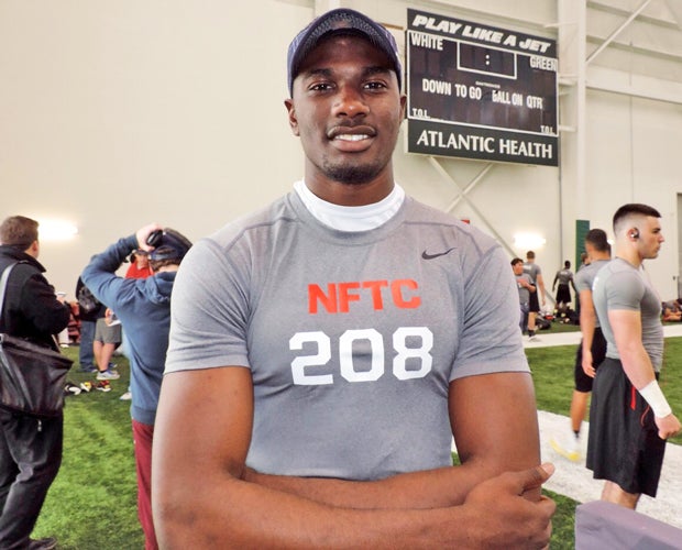 Penn State commit Johnson at the NJ NFTC