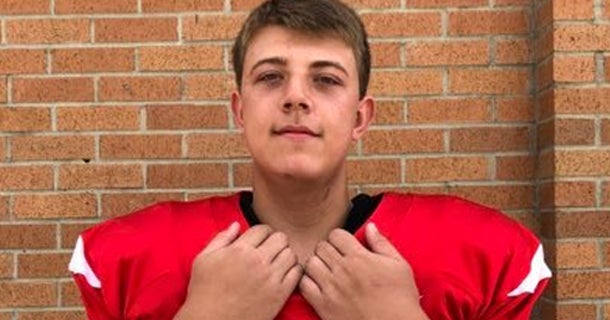 2022 OL Aidan Palmer at five offers