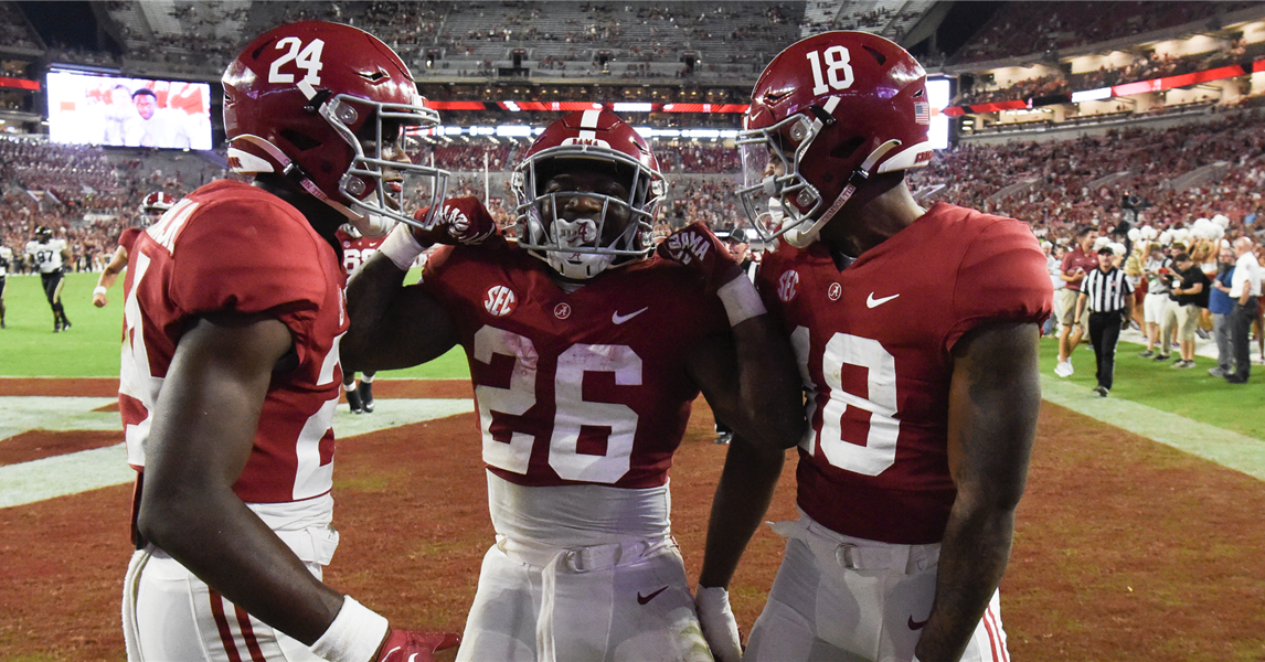 Saban 'very encouraged' by Tide's talented freshman wide receivers