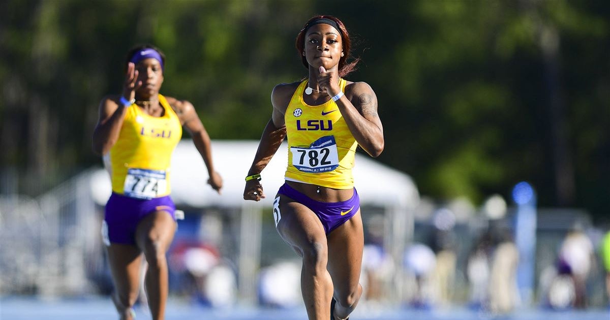 WATCH: Richardson makes NCAA history with her run