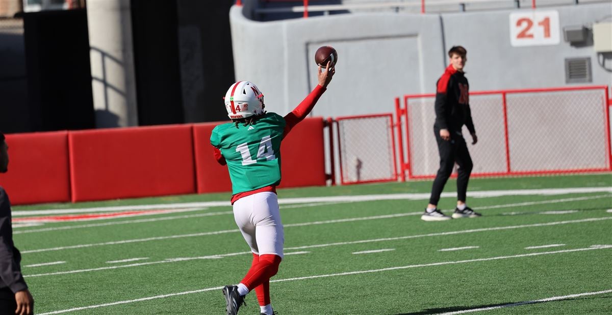 LOOK: Nebraska runs through Thursday practice as spring football continues