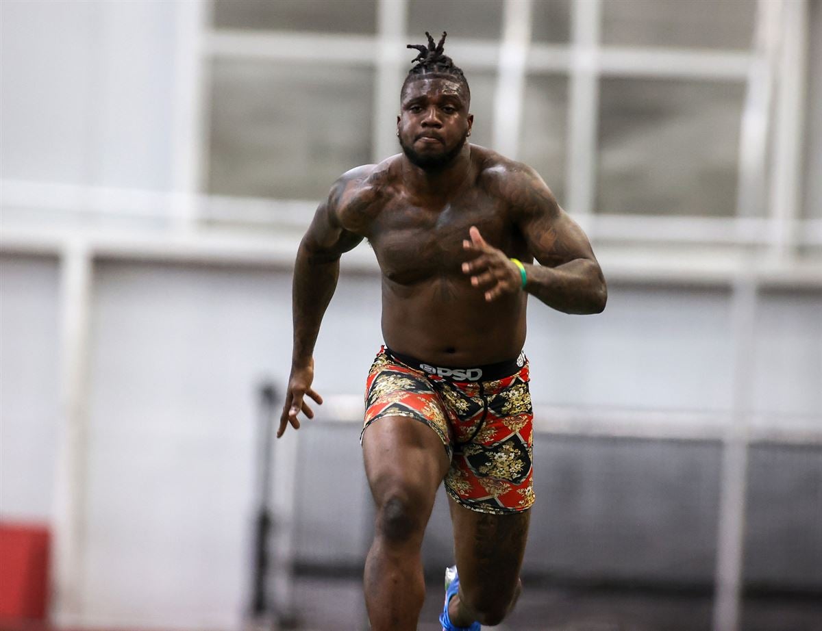Photos: Elijah Moore puts on a show at Ole Miss Pro Day