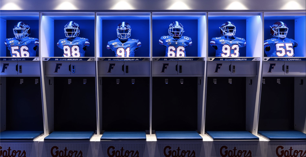UF reveals first look at renovated locker room