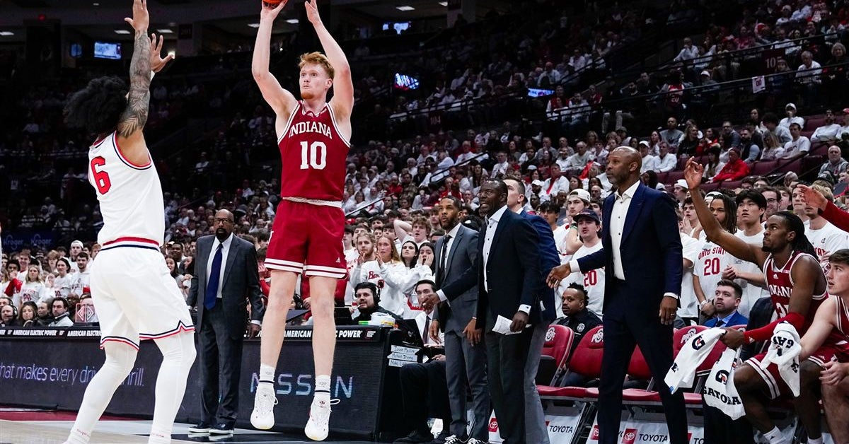 Luke Goode's career-high 23 points, go-ahead 3-pointer late, lifts Indiana to a Big Ten road win ...