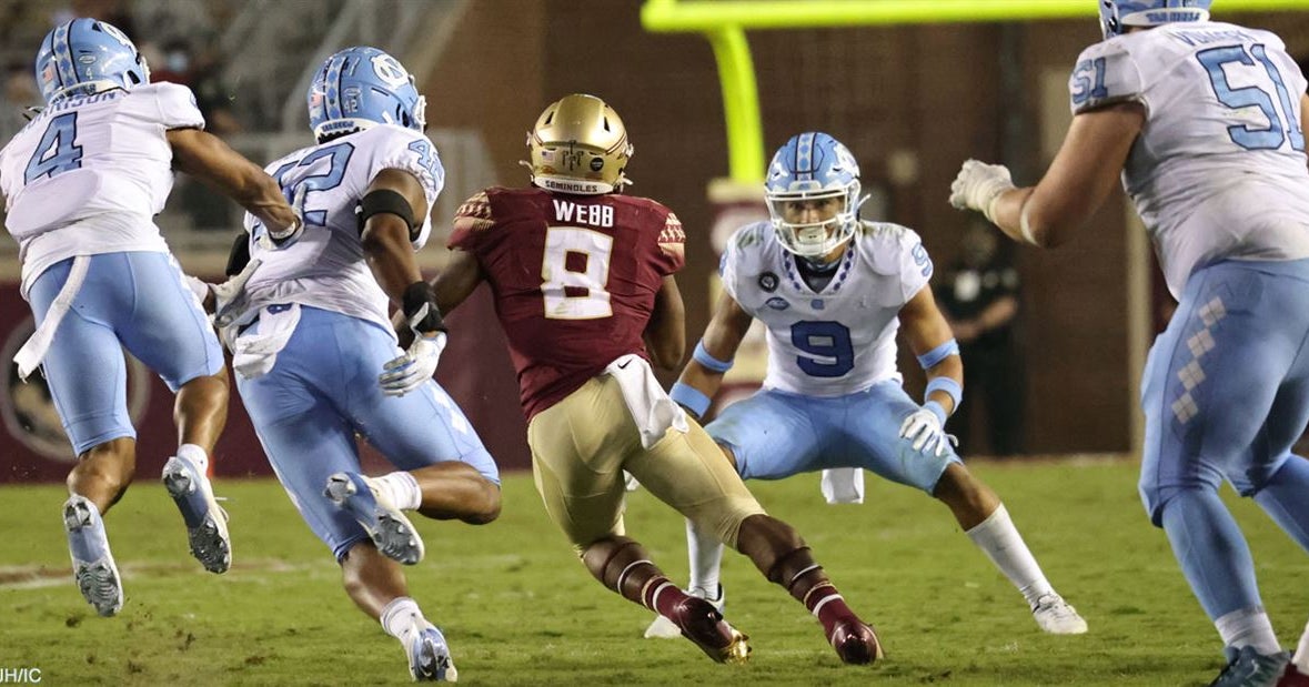 UNC Snap Counts vs. Florida State