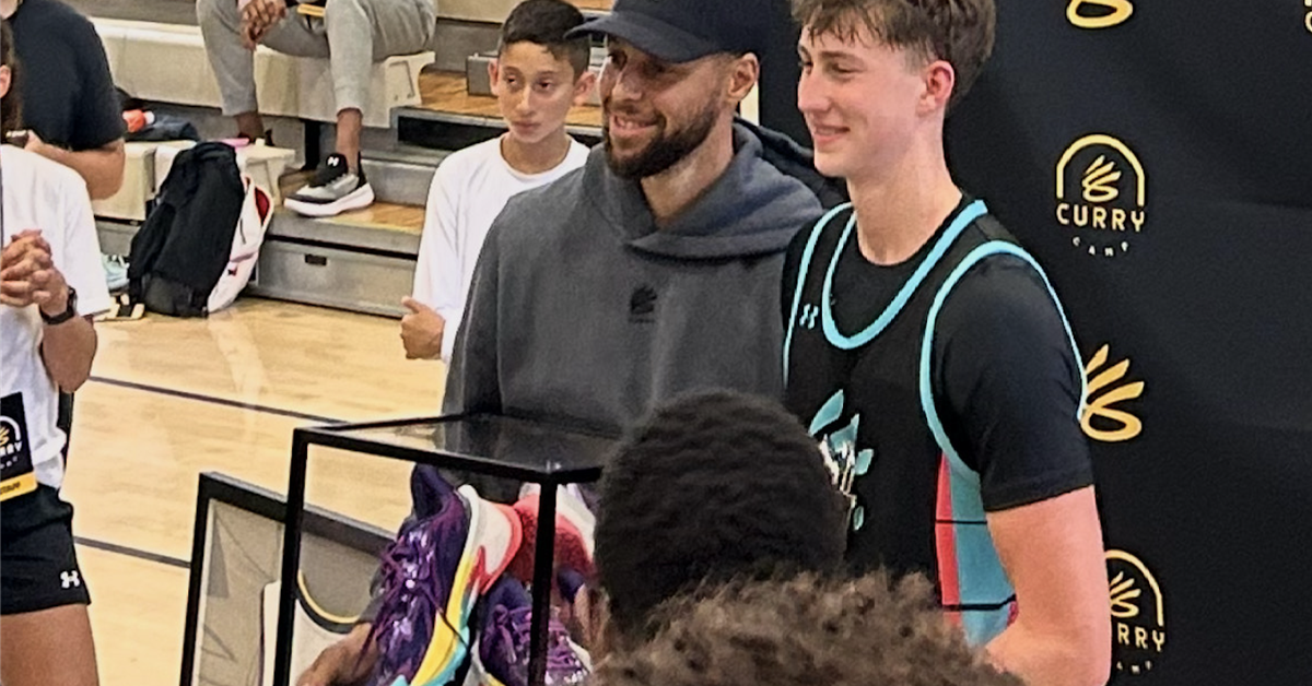 2027 prospect Chase Branham wins camp standout award at Steph Curry Camp