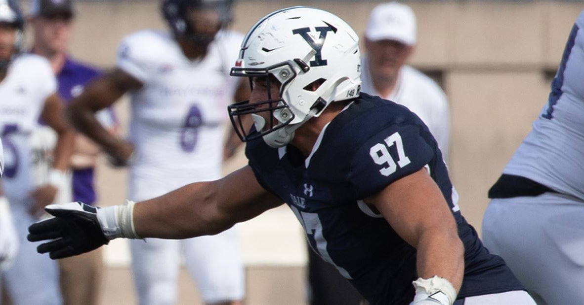 Yale grad transfer Clay Patterson, a defensive lineman, details ...