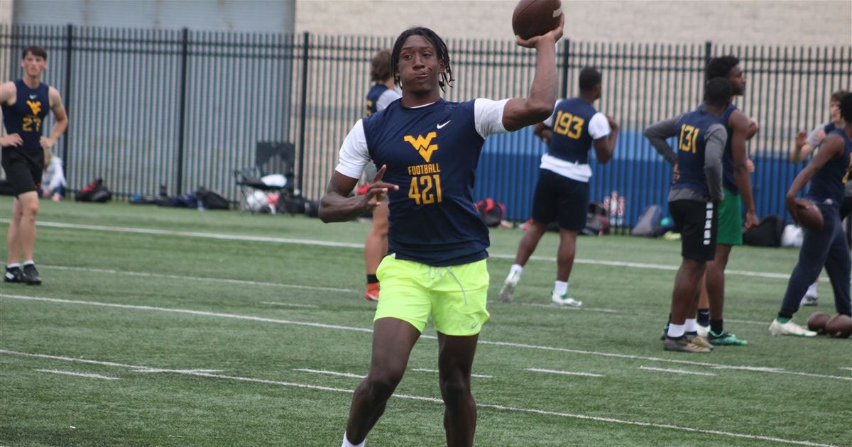 WATCH: Penn Hills QB Julian Dugger at WVU Football Camp