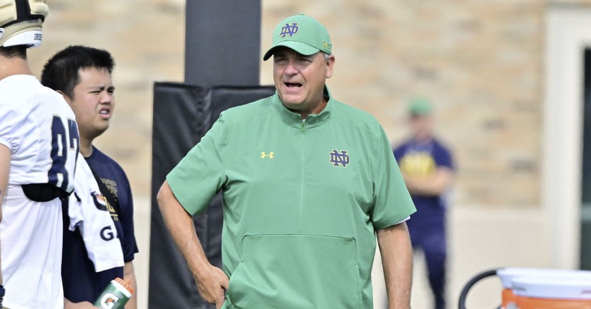 Everything Notre Dame Football Coach Mike Denbrock Said Monday Before USC