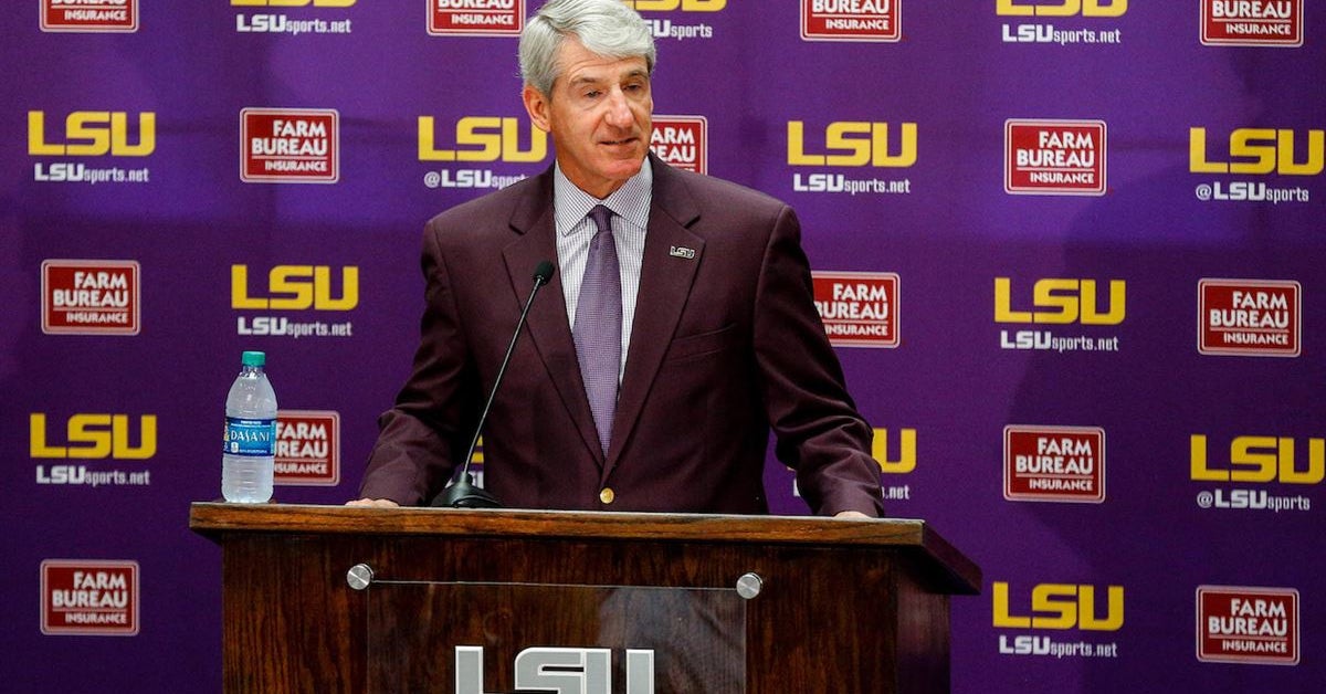 Report: Joe Alleva to step down as LSU athletic director