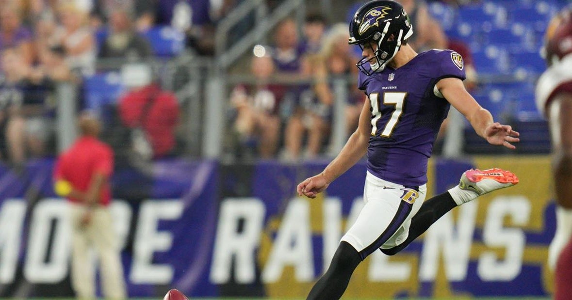 Ex-Texas kicker, punter Cameron Dicker waived by Baltimore Ravens